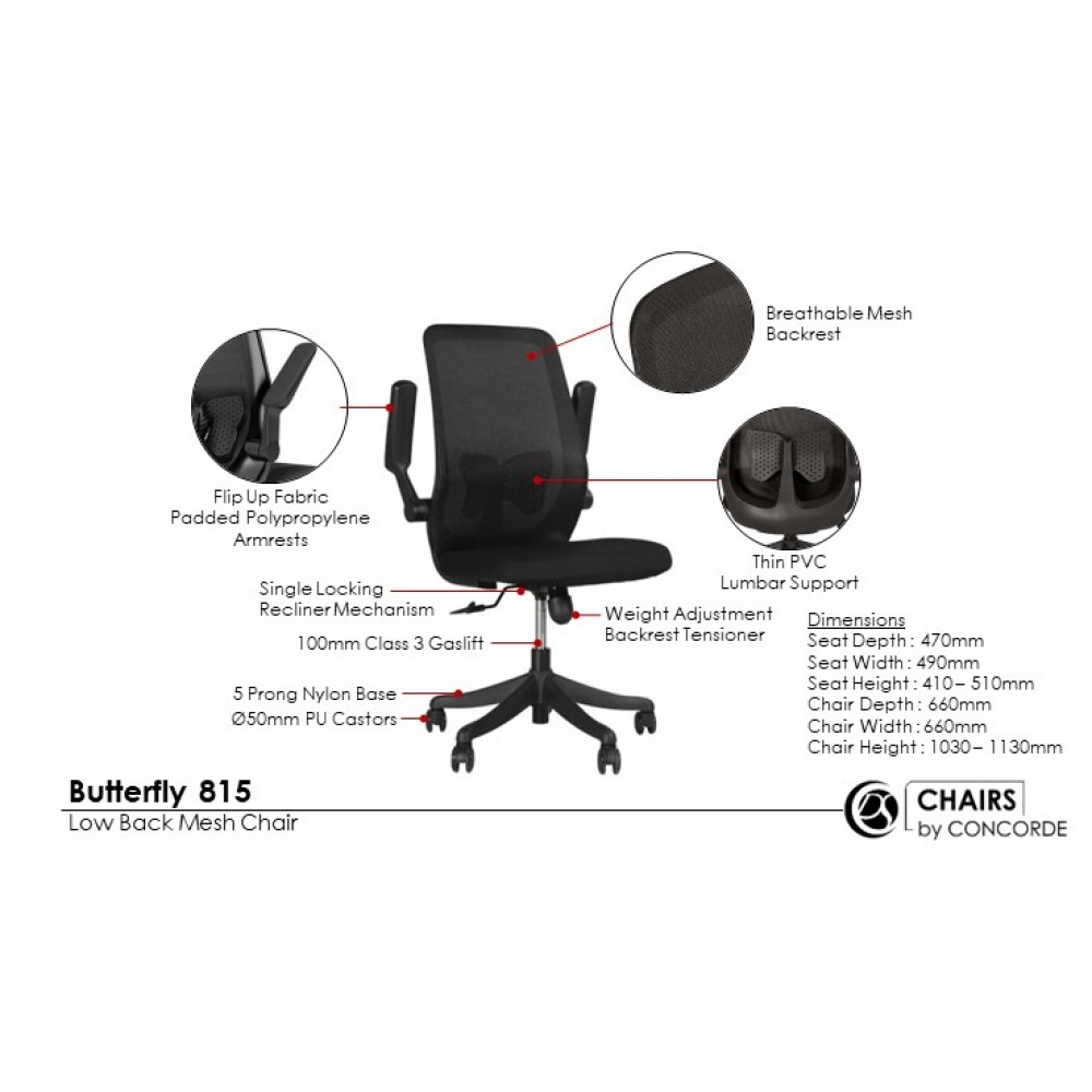 Office Chair Butterfly 815