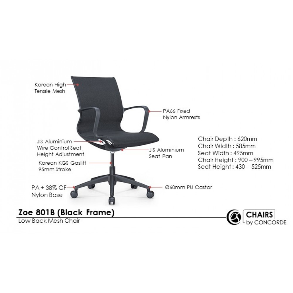Office Chair Zoe 801